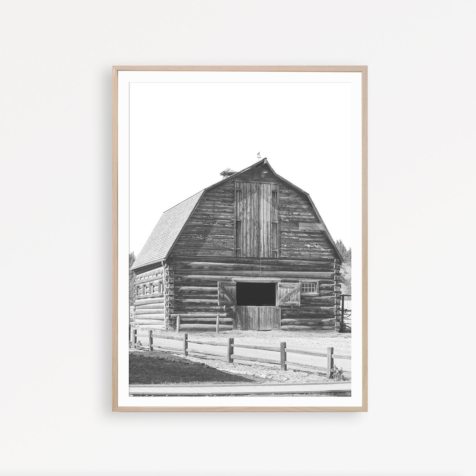 Modern Farmhouse Gallery Wall Print Set, Country Decor, Farm Poster ...