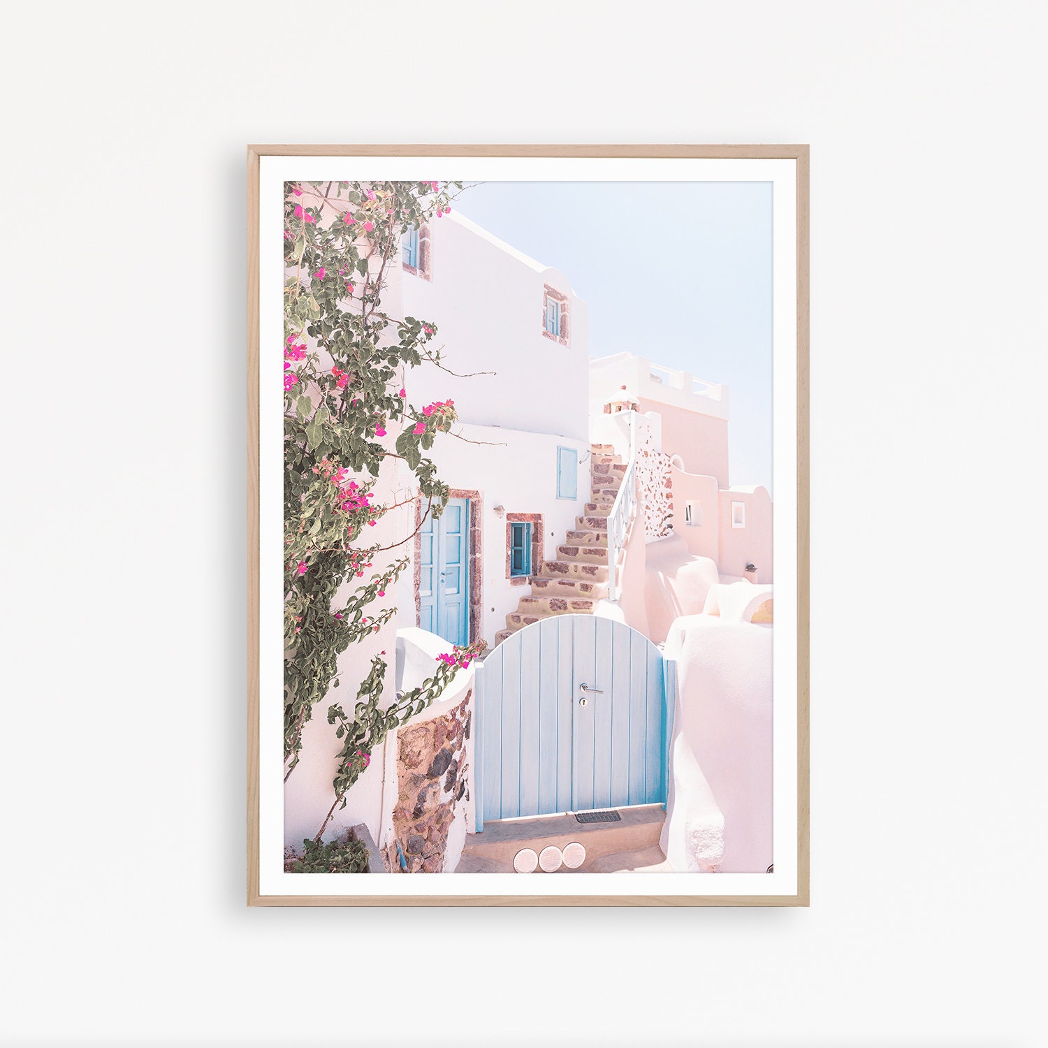 Santorini Print Greek Island Print Travel Photography | Etsy
