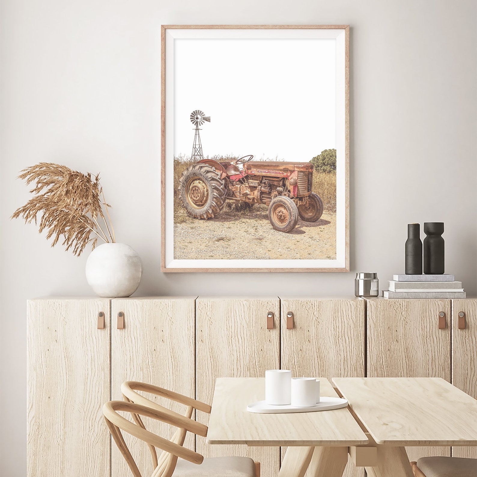 Tractor Print Farmhouse Poster Farm House Decor Kitchen Art - Etsy
