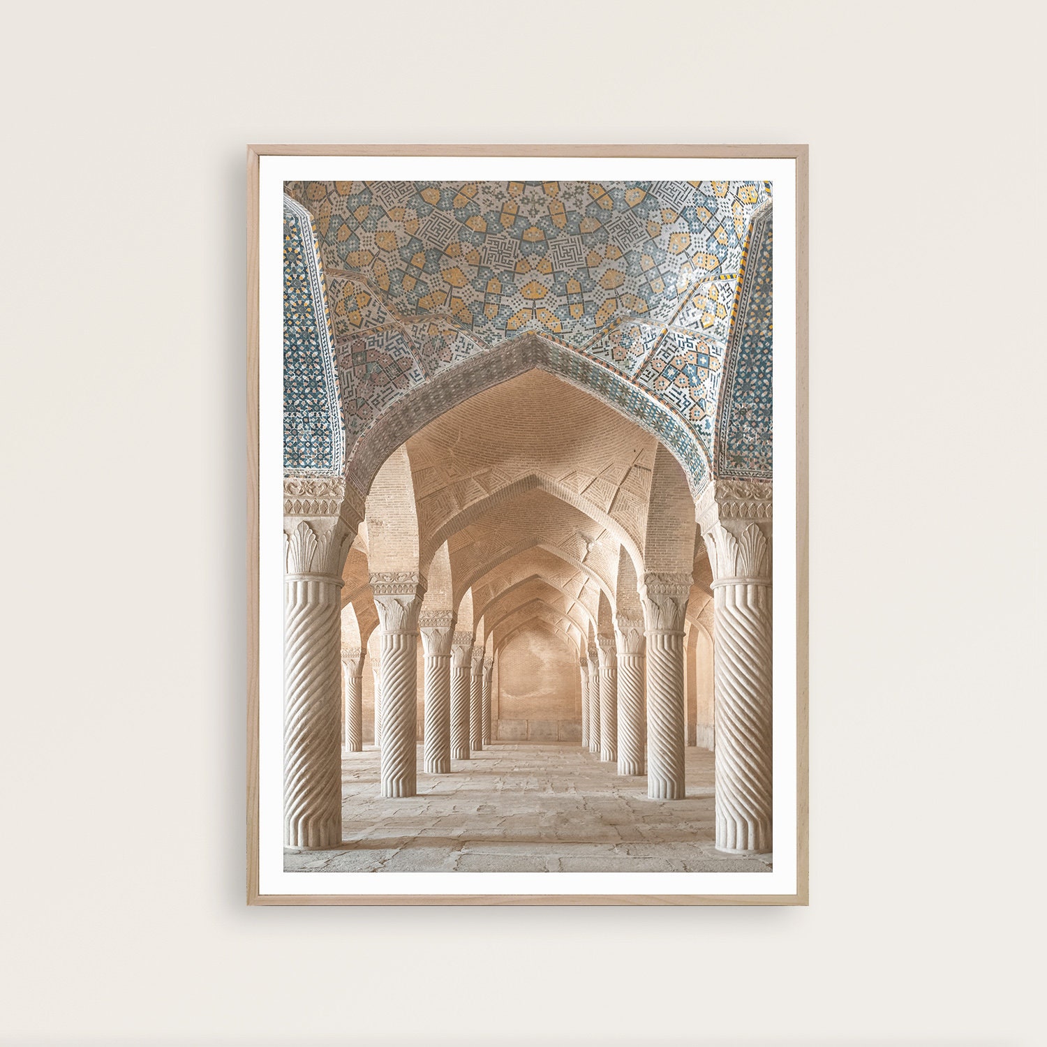 Moroccan Wall Decor Boho Print Moroccan Poster Architectural | Etsy
