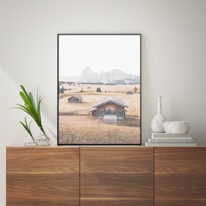 Barn Print Farmhouse Decor Rustic Art Print Neutral Wall Decor Farm ...