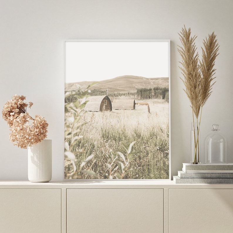 Barn Print Country Home Decor Farmhouse Poster Rustic Art - Etsy