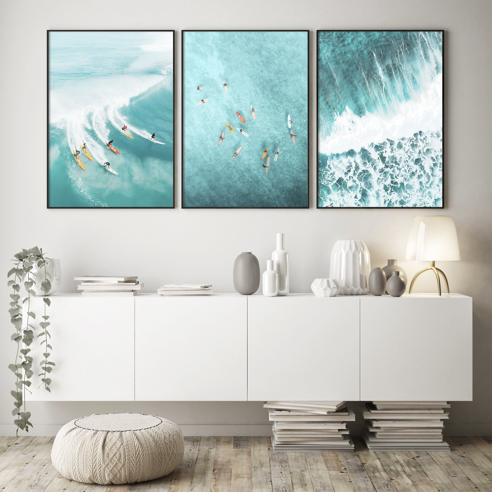 Beach Prints Coastal Wall Art Gallery Wall Art Set of 6 Prints | Etsy