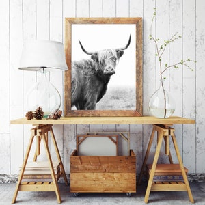 Farmhouse Print Highland Cow Print Farm Poster Rustic Print Farm House ...