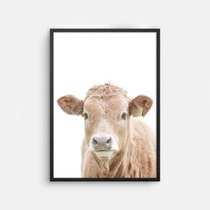 Cow Print Farm Animal Print Cow Printable Farmhouse Wall Decor Rustic ...