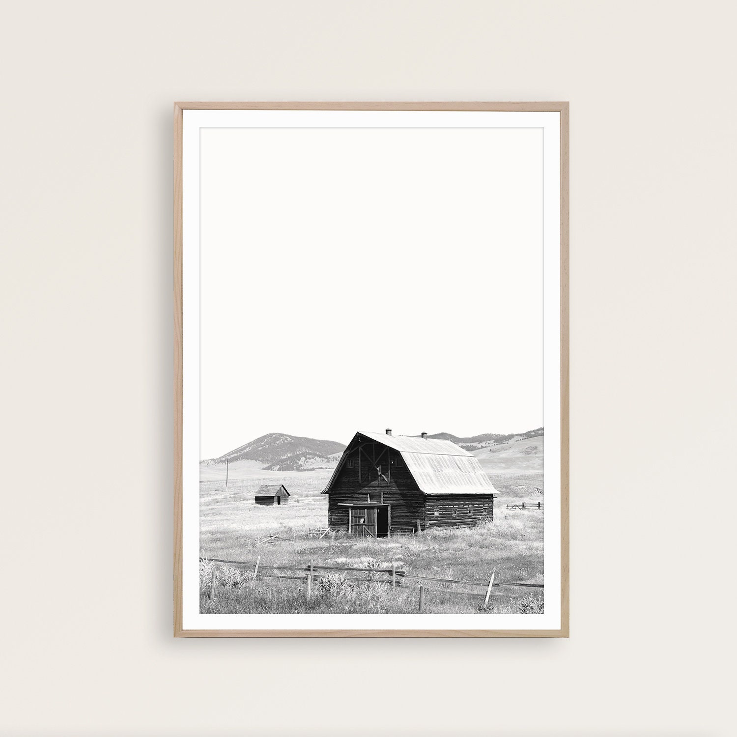 Farmhouse Decor Farm Print Set of 6 Prints Cow Poster Rustic - Etsy Canada