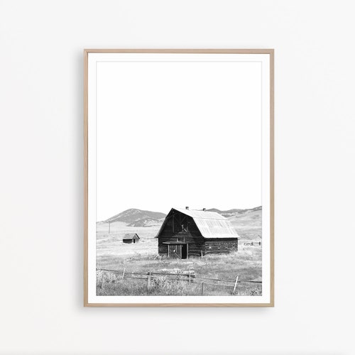Wheat Print Farm Art Modern Farmhouse Poster Nordic Decor - Etsy