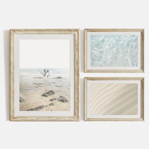Coastal Wall Art Neutral Gallery Wall Set of 9 Beach Prints Ocean ...