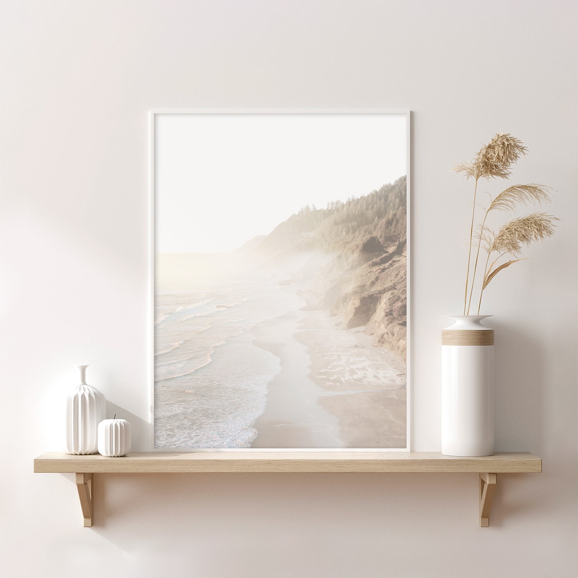 Neutral Beach Wall Art Beach Print Set of 3 Posters Bedroom | Etsy