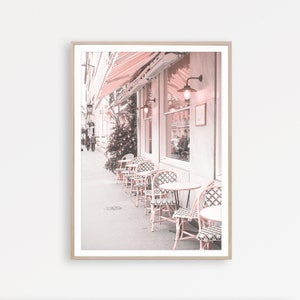 Paris Wall Art Print Set: Blush Pink Girls Room Decor, French Poster ...