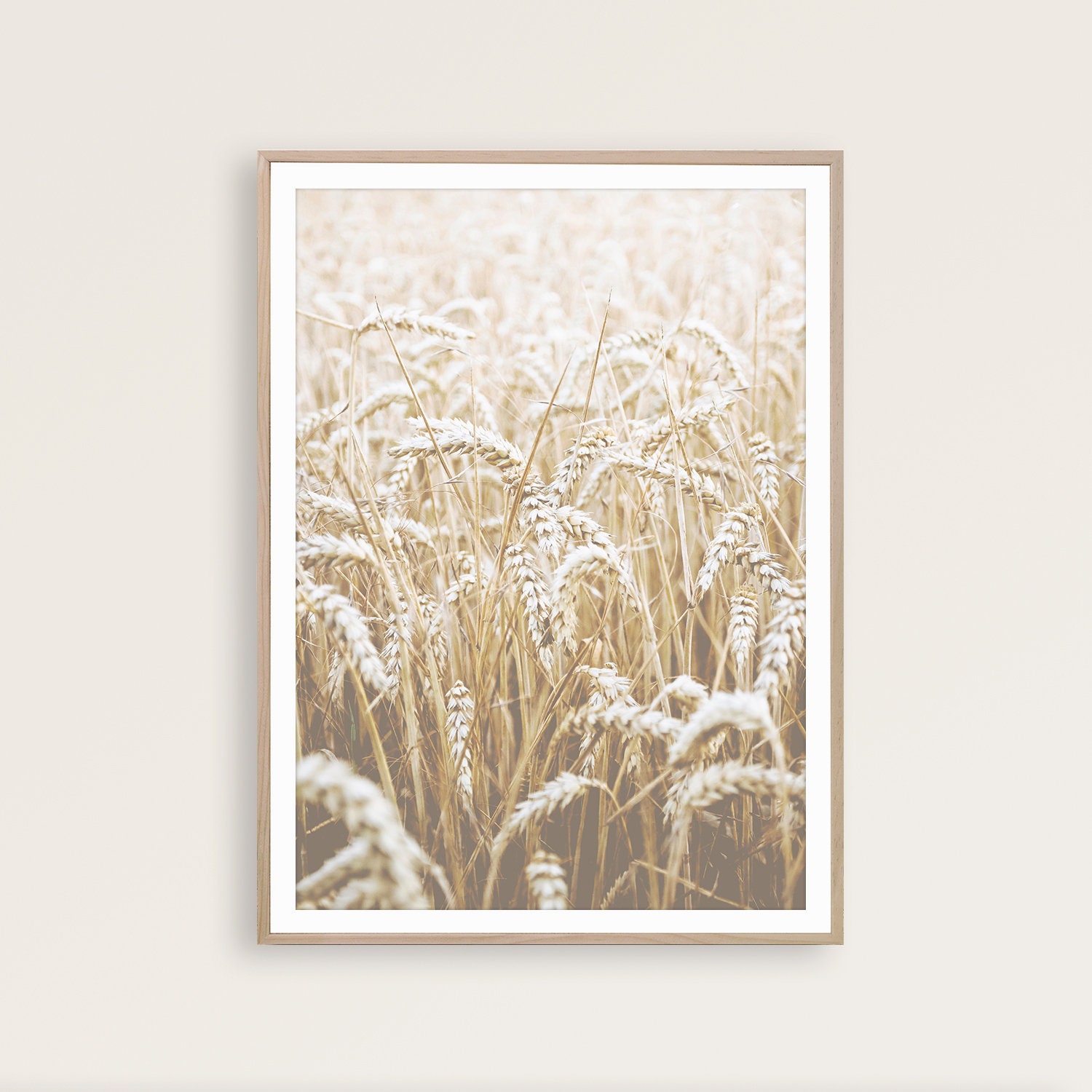 Wheat Field Print Farmhouse Art Print Farm House Decor Country | Etsy