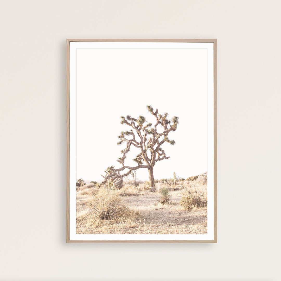 Joshua Tree Print Boho Wall Decor California Desert Print Southwestern ...