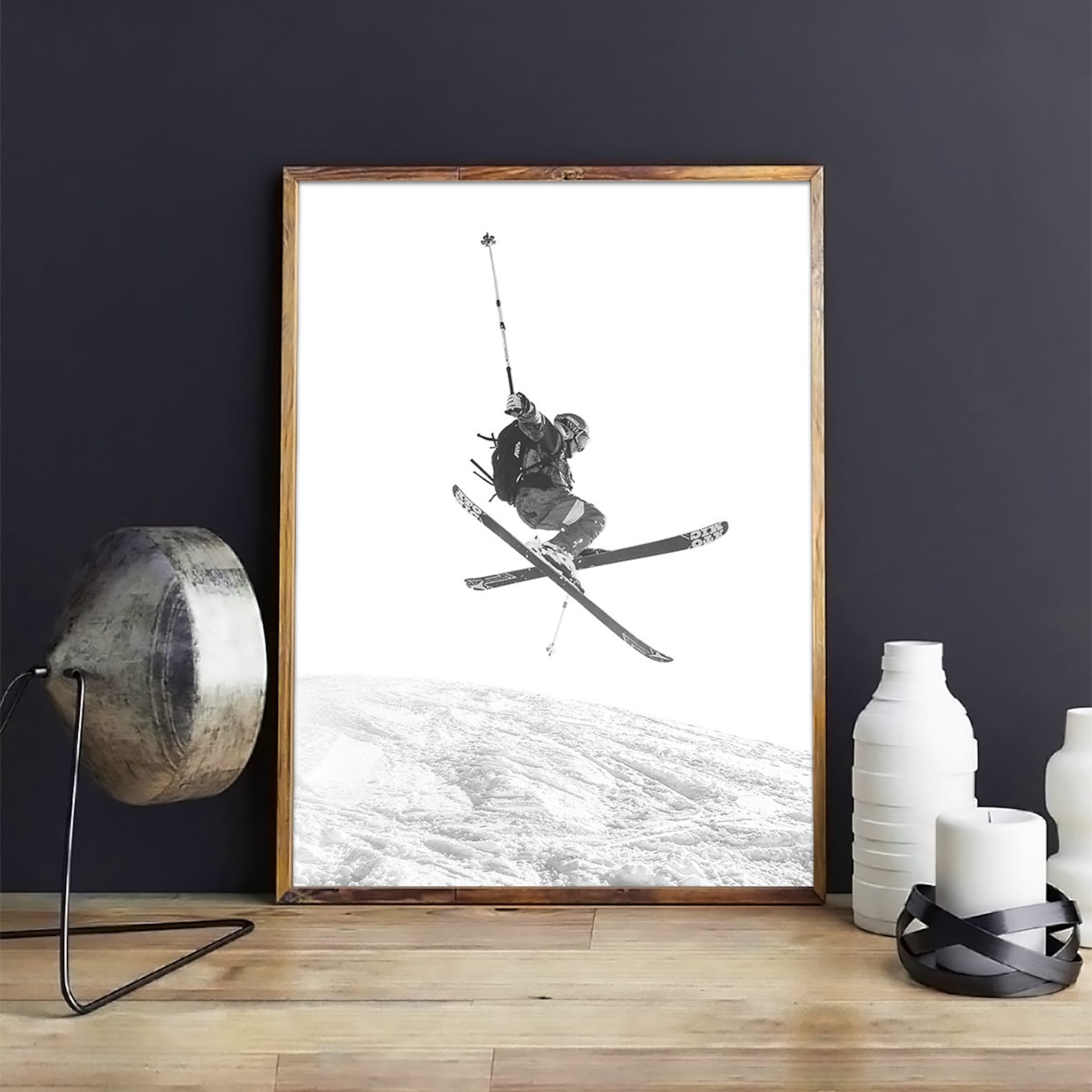 Ski Print Skiing Poster Winter Print Ski Printable Sport - Etsy