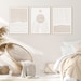 Neutral Abstract Wall Art Boho Decor Living Room Minimalist Wall Art ...