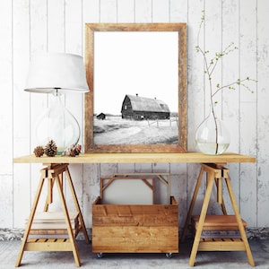 Farmhouse Print Art Set of 3 Prints Black and White Print Farmhouse ...