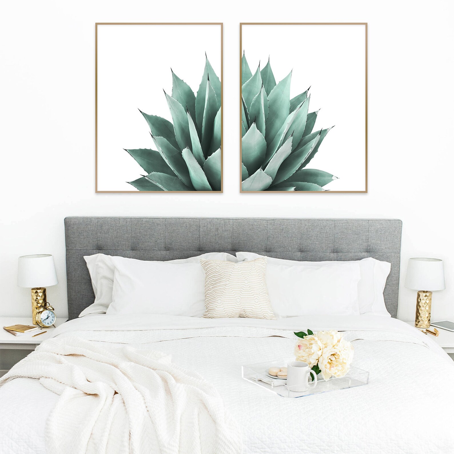 Agave Print Cactus Print Set of 2 Botanical Prints Cactus - Etsy