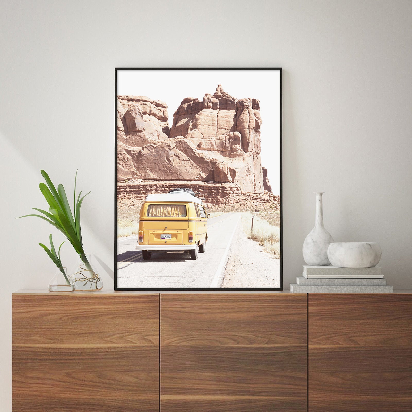 Retro Van Print Set of 2 Prints Boho Decor Desert Print | Etsy