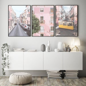 Portugal Print Set of 3 Wall Prints Lisbon Poster Portugal Wall Art ...