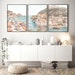 Italian Riviera Prints Beach Art Pastel Decor Set of 3 Prints - Etsy