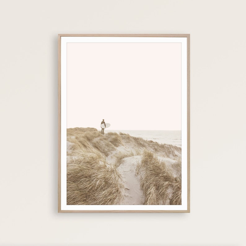 Neutral Beach Wall Art Gallery Wall Set of 6 Prints Boho Wall - Etsy