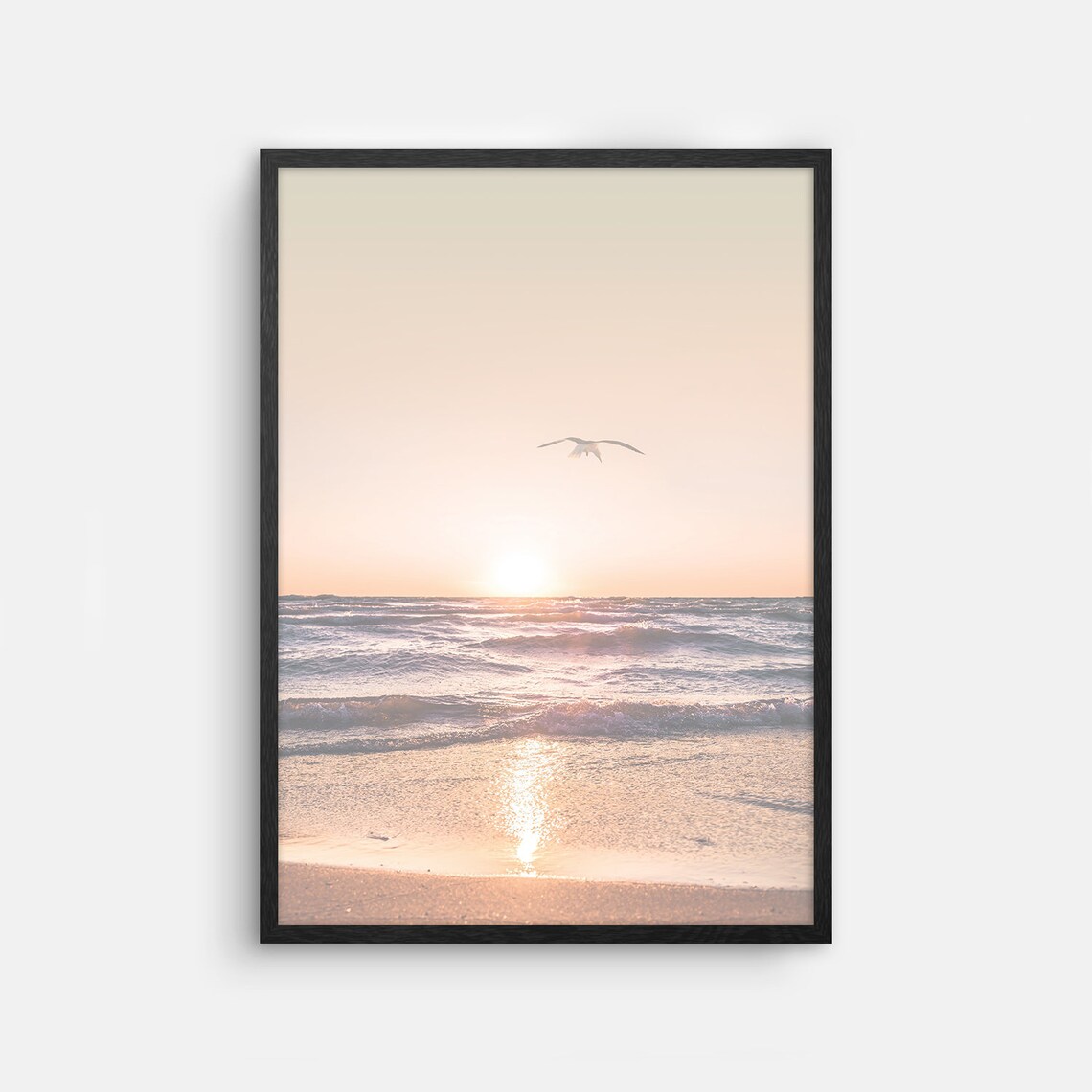 Ocean Print Art Sunset Print Beach Wall Art Coastal Print - Etsy