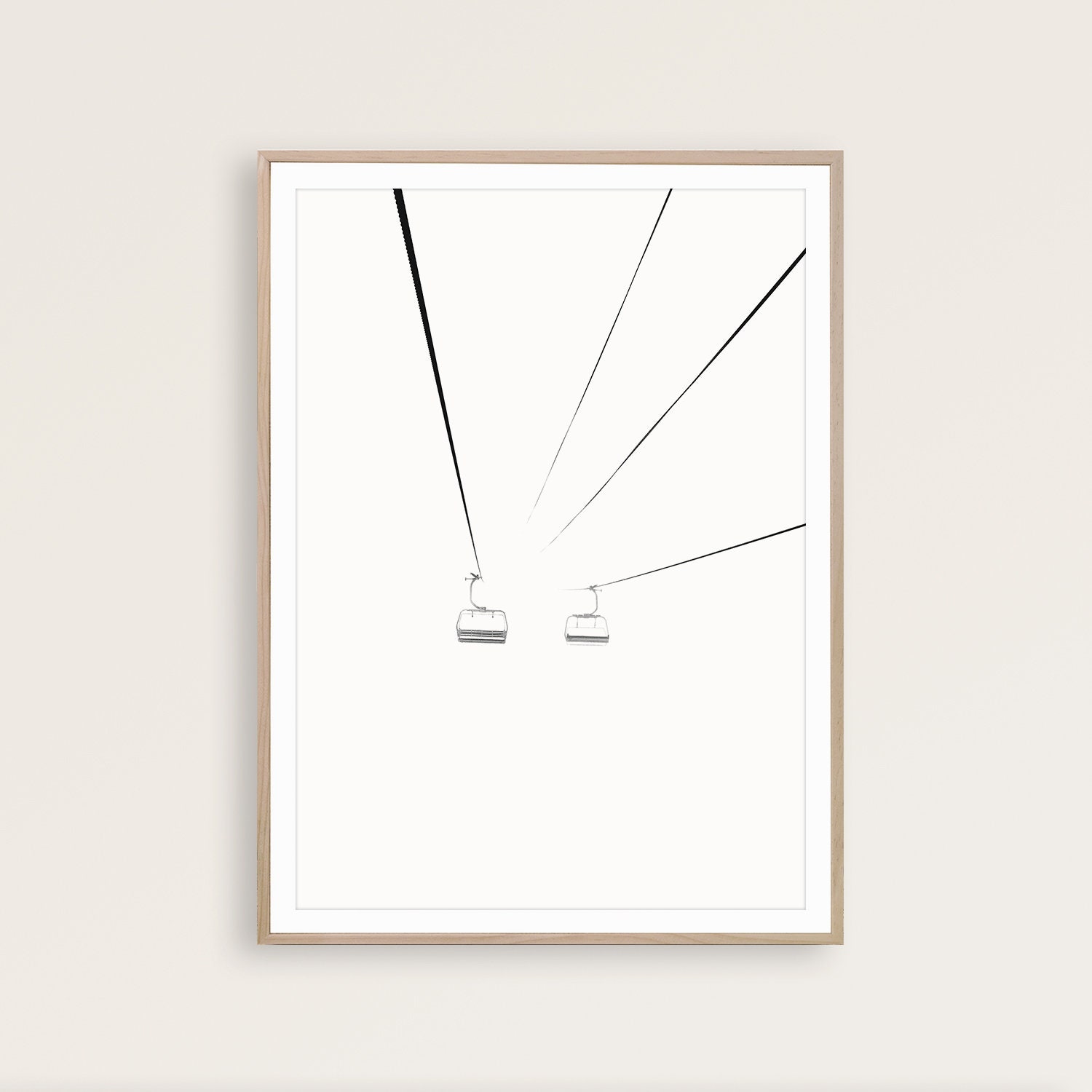 Ski Lift Print Ski Poster Nordic Art Mountain Print Snowboard - Etsy