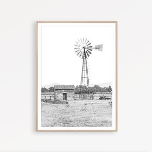 Modern Farmhouse Gallery Wall Print Set, Country Decor, Farm Poster ...