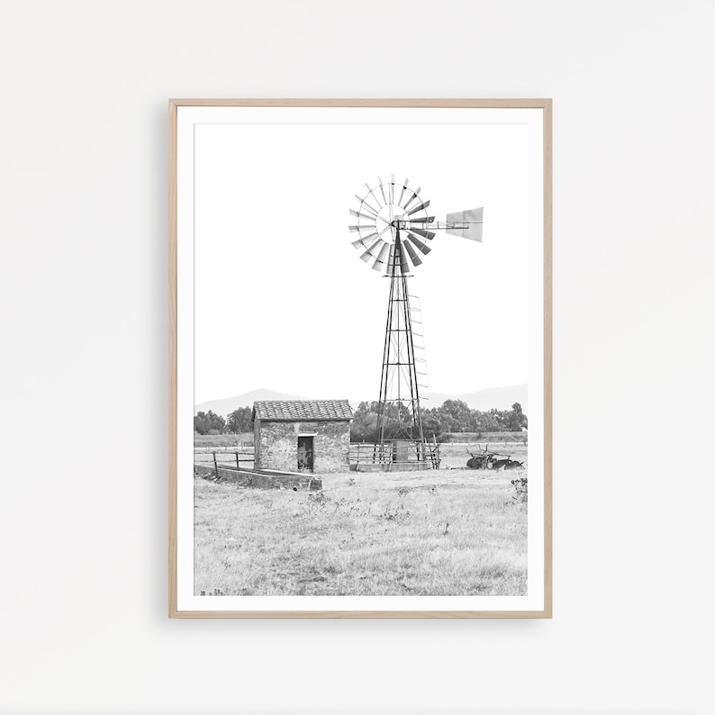 Modern Farmhouse Gallery Wall Print Set, Country Decor, Farm Poster ...