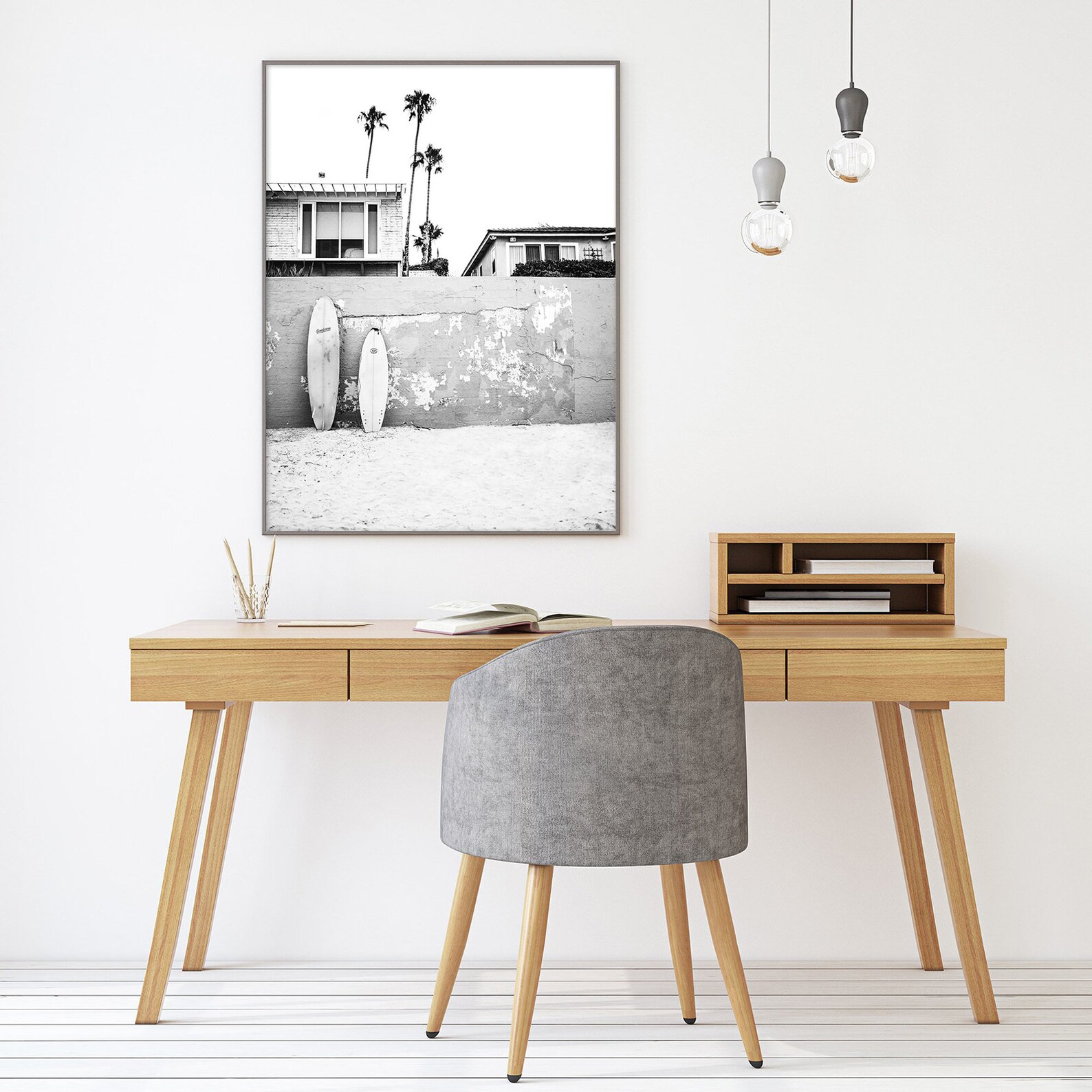 Surfboard Print Beach Decor Surf Poster Surf Print Art Surfboard Decor ...