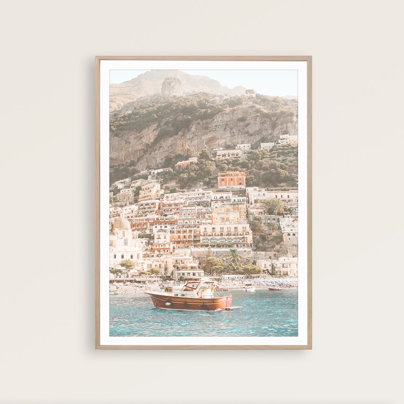 Italian Riviera Prints Beach Art Pastel Decor Set of 3 Prints - Etsy