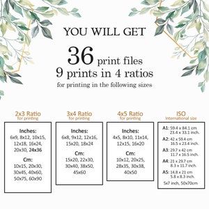 Coastal Wall Art Neutral Gallery Wall Set of 9 Beach Prints Ocean ...