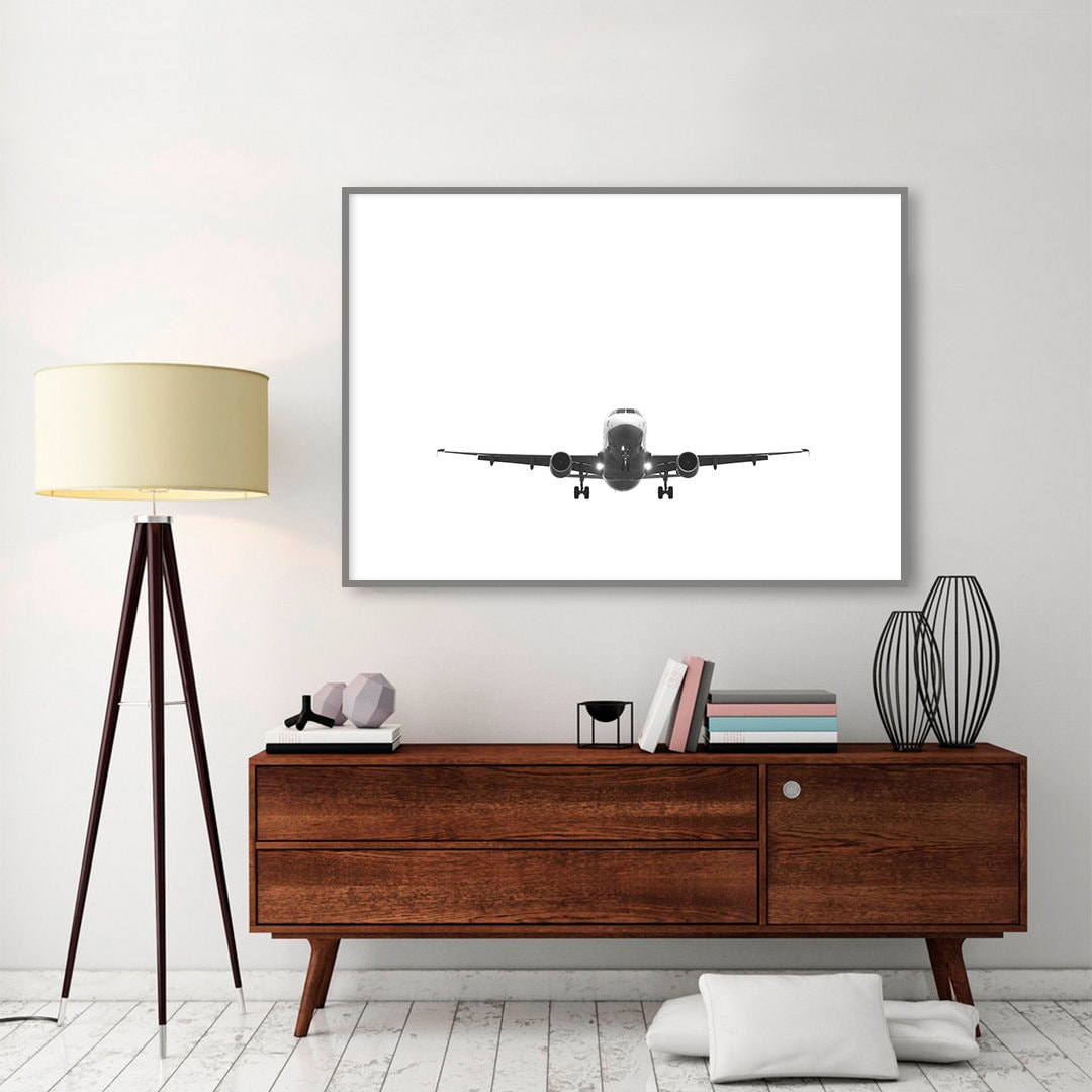 Plane Print Travel Poster Airplane Art Aircraft Wall Art | Etsy