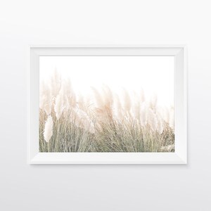 Farmhouse Printable Boho Wall Art Pampas Grass Print Rustic Wall Decor ...