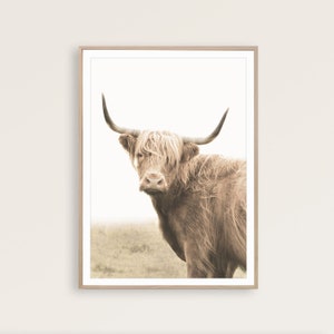 Farmhouse Wall Decor Rustic Print Gallery Wall Set of 6 Prints Highland ...