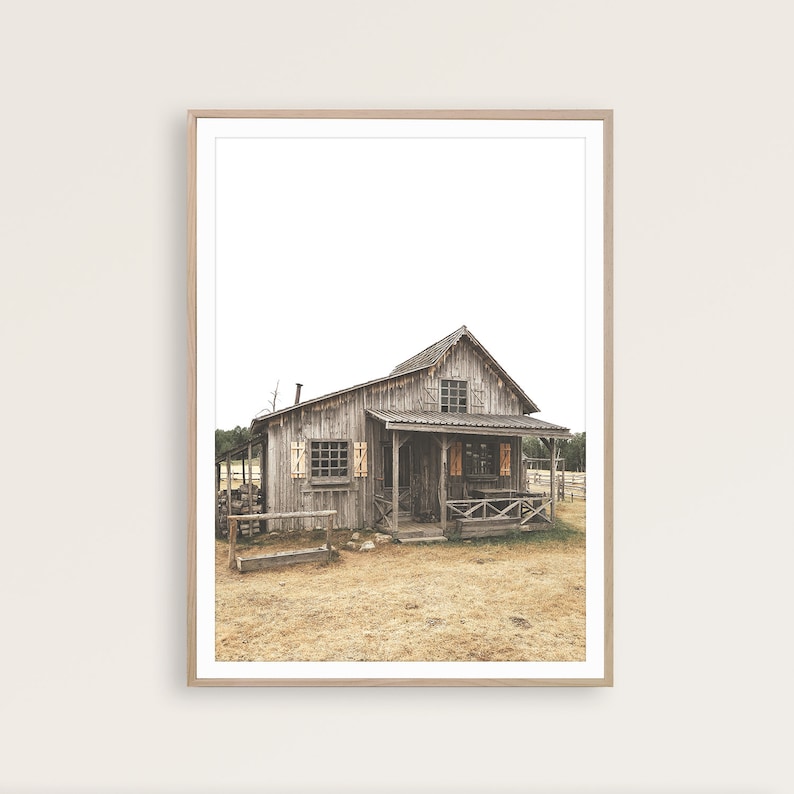 Farmhouse Print Set: Rustic Wall Art, Farm Animals & Tractor Art ...