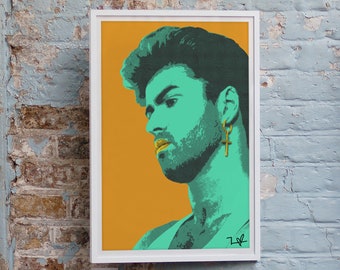 George Michael Pop Art - Etsy