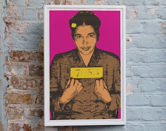 Rosa Parks Pop Art - Etsy