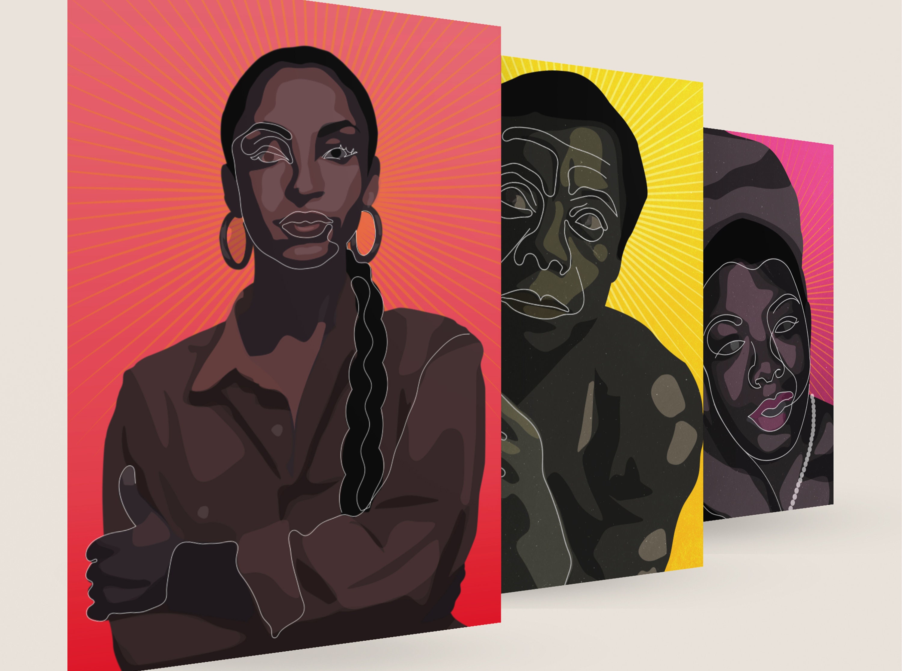 Sade Silhouette, Line Drawing Poster - Etsy