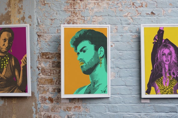 George Michael Pop Art | Etsy