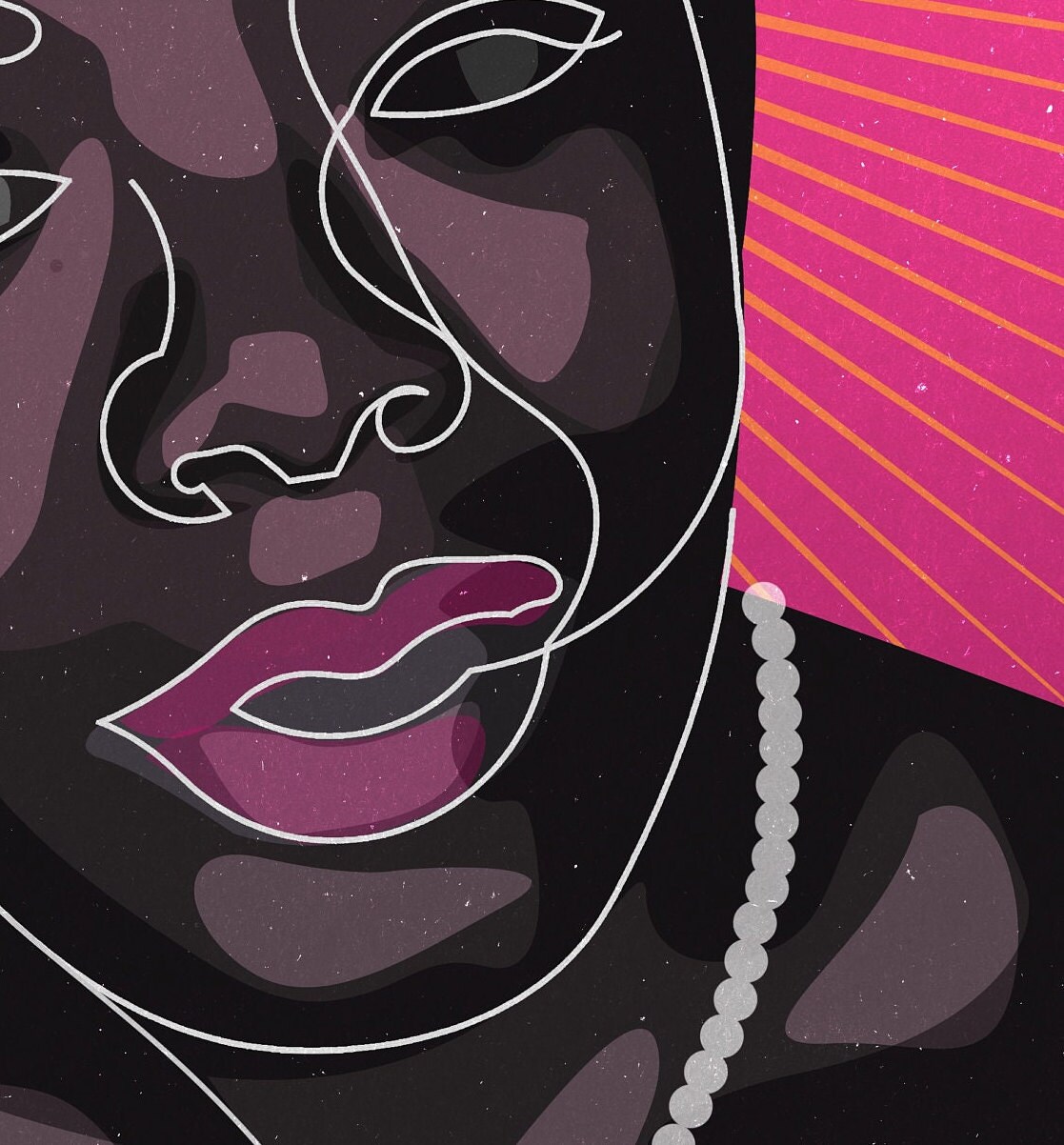 Maya Angelou Silhouette Line Drawing Poster - Etsy