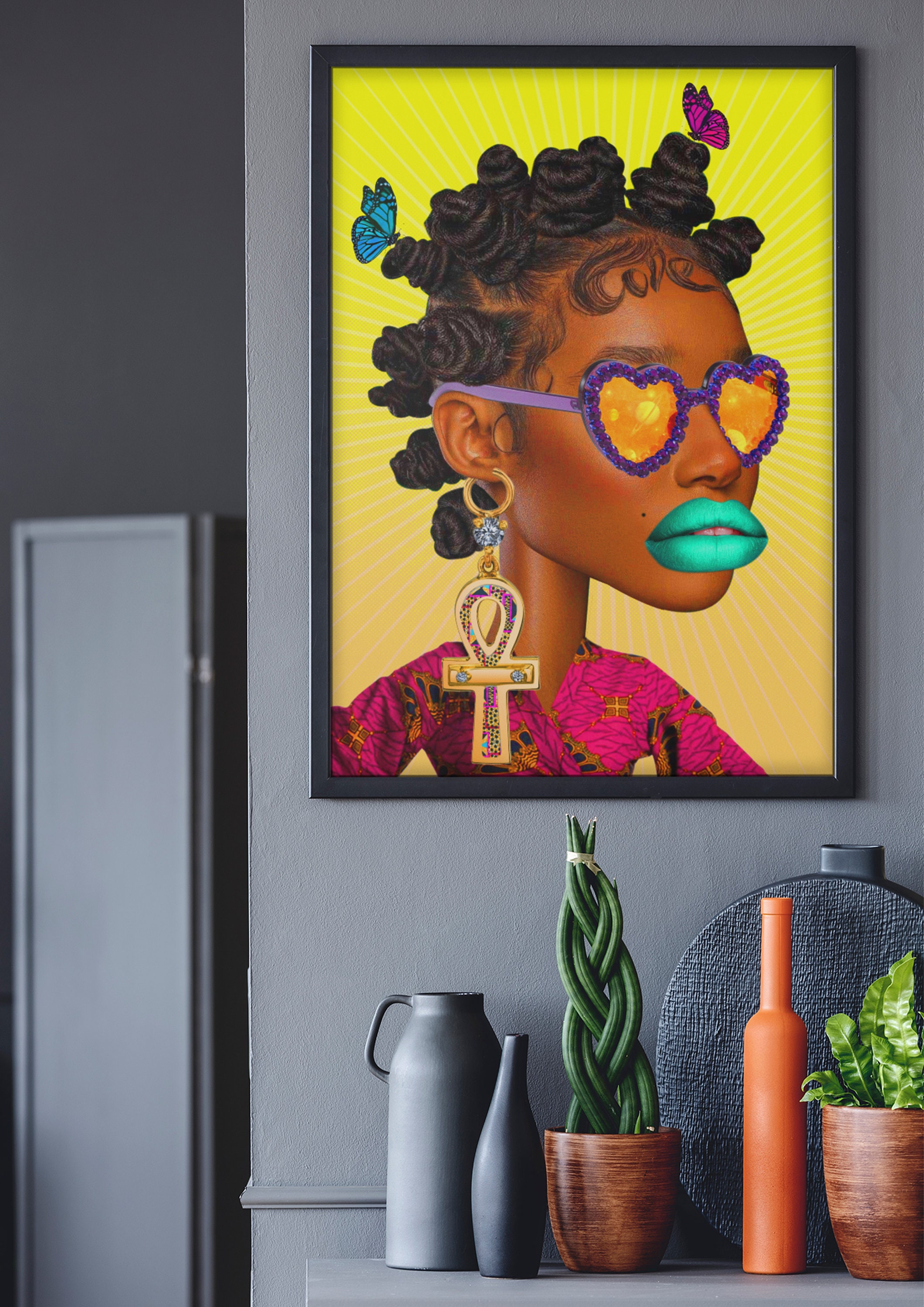 Queen Nandi Mother of Shaka Zulu Digital Collage - Etsy UK