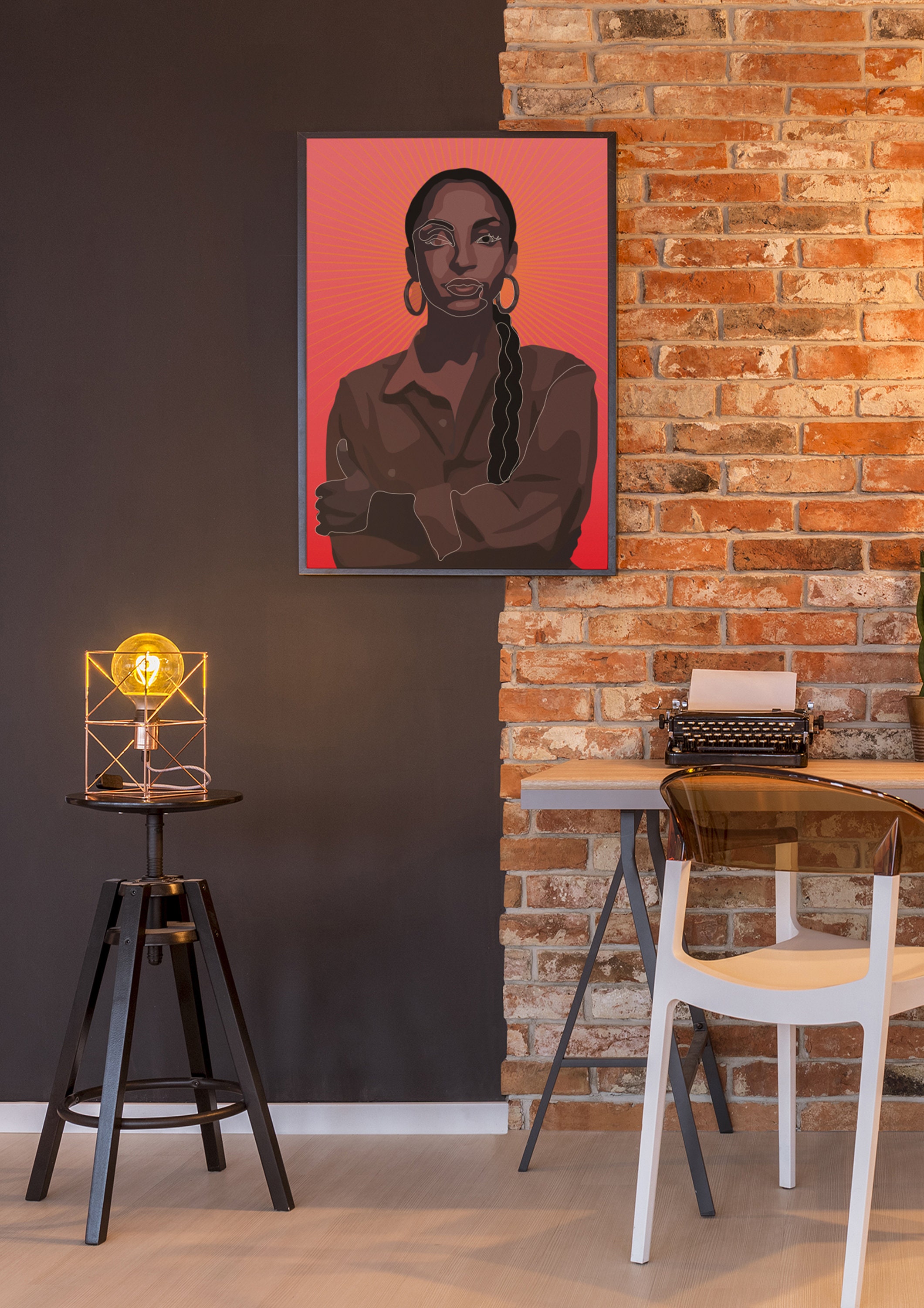 Sade Silhouette Line Drawing Poster - Etsy