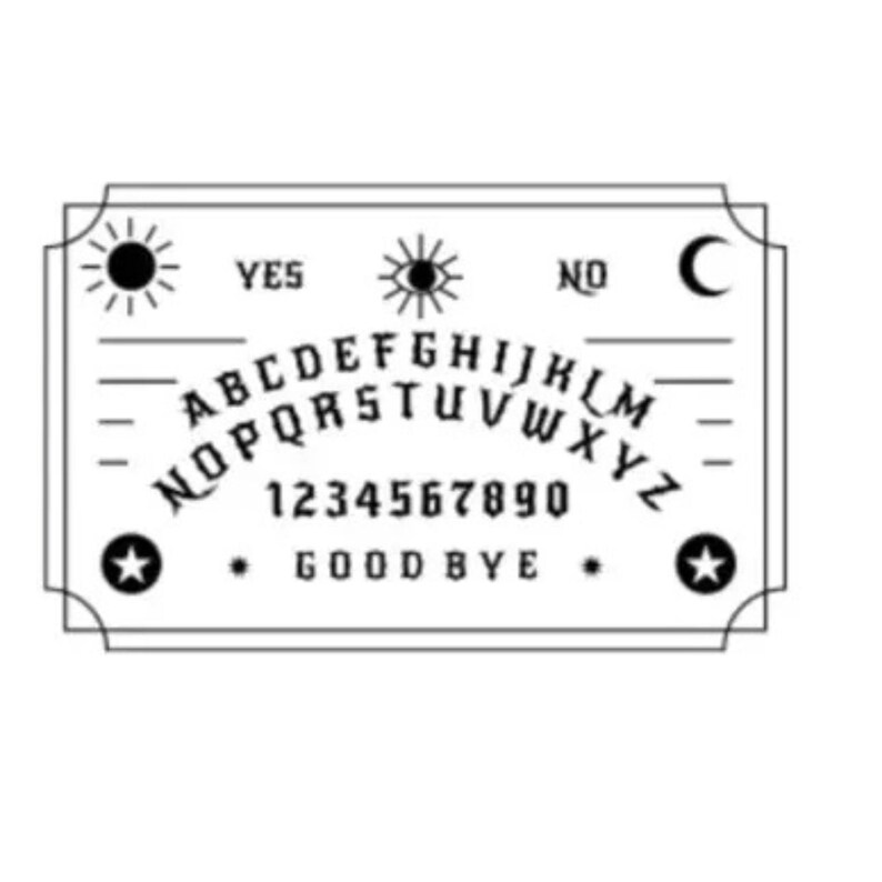 Ouija Board Temporary Tattoo: Gothic Occult Spirit Decal - Etsy
