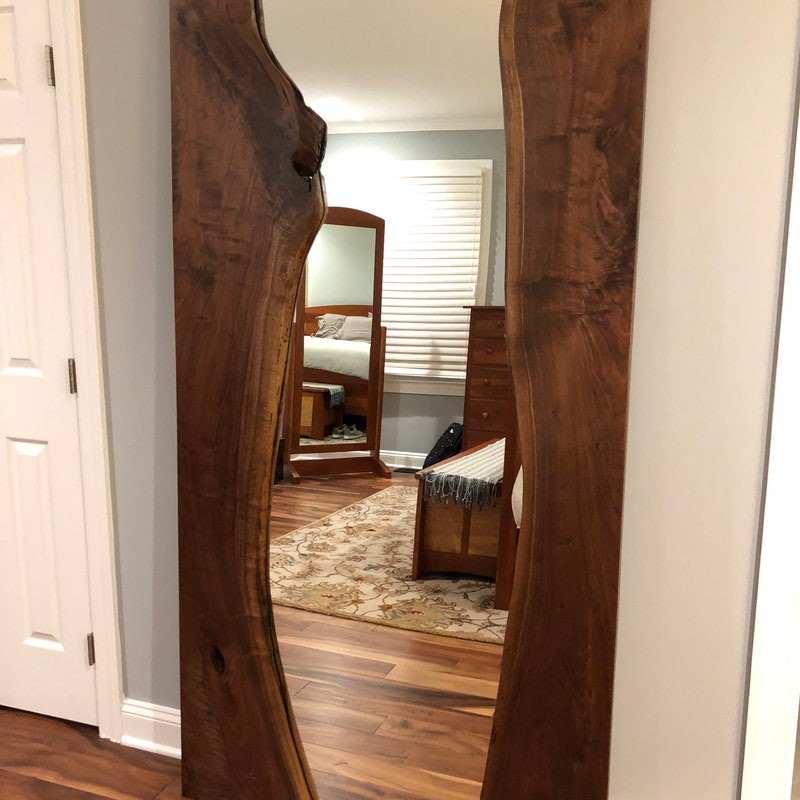 Live Edge Mirror - Etsy