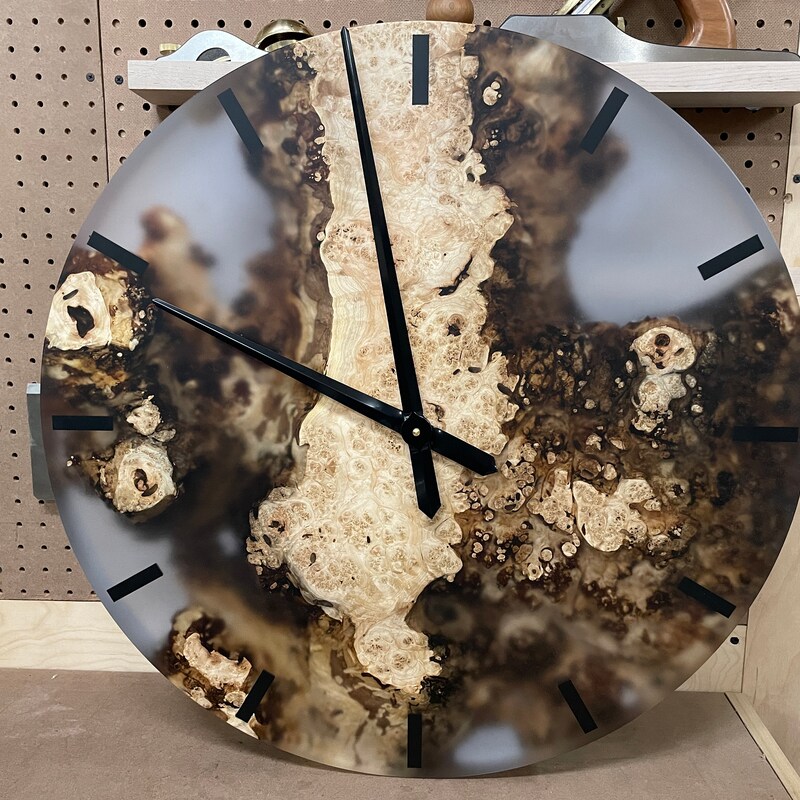 Epoxy Clock - Etsy