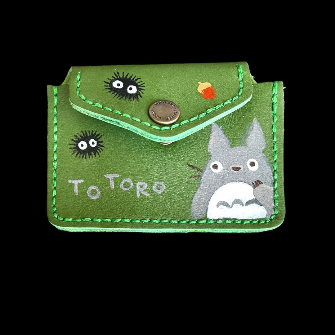 Matcha Lovebug Hand-painted Wallet – Whimsical Forest Creature Design ...