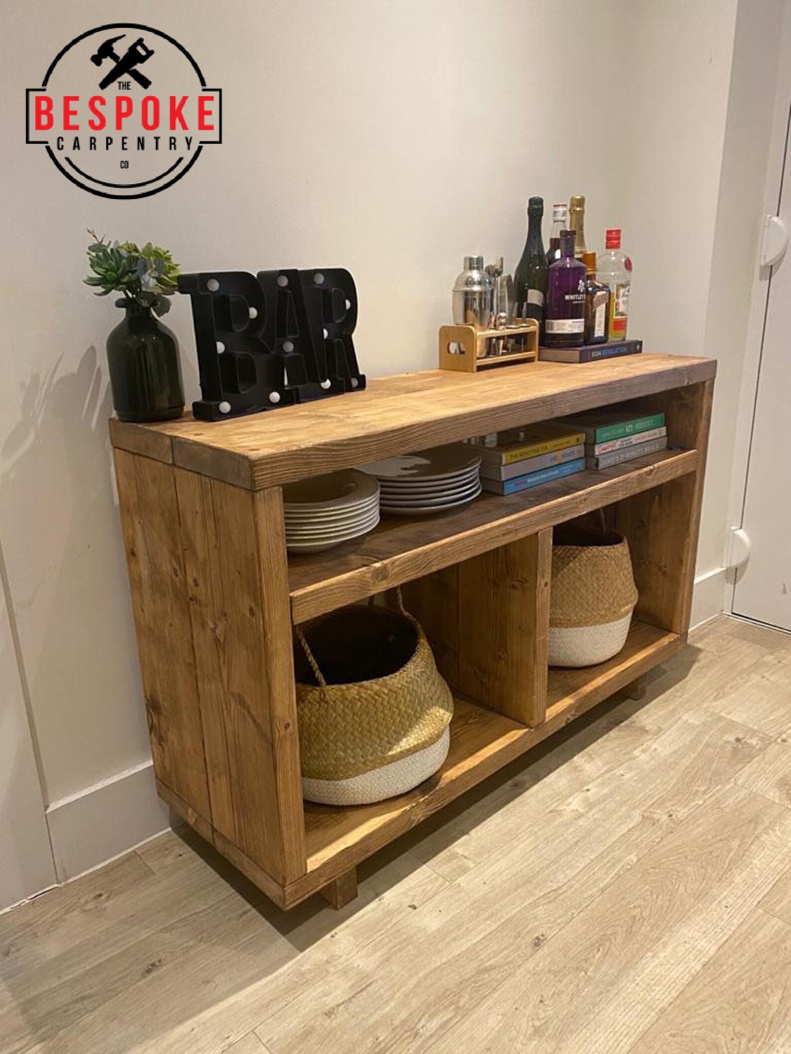 Sideboard Side Table Console Table With Storage Reclaimed - Etsy