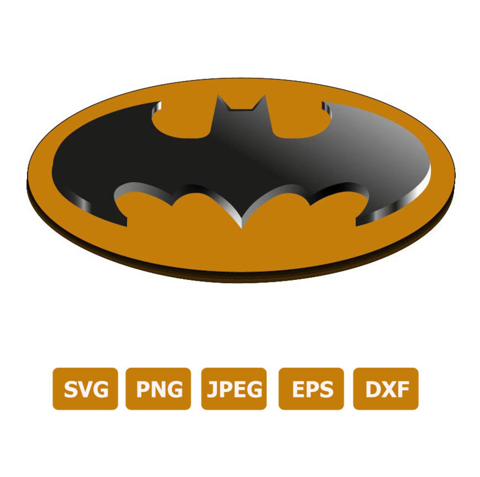 Batman Logo Svg Eps Dxf Jpeg Png File Digital Download | Etsy India
