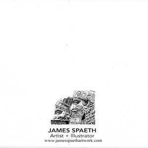 James Spaeth Art Set of (5) Photo Mount Note Cards River Swan From ...