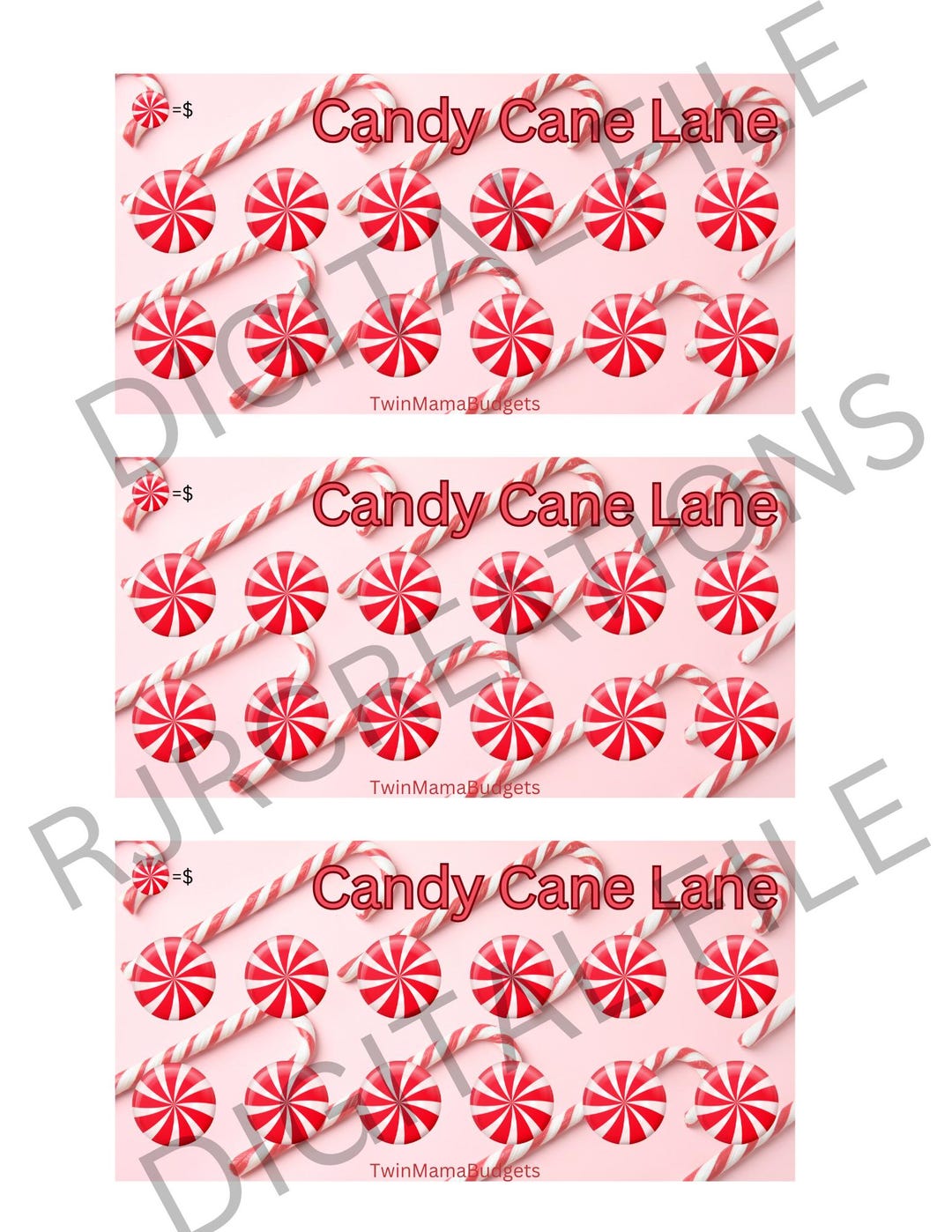 Candy Cane Lane Saving Challenge, Mini Monday Saving Challenge ...
